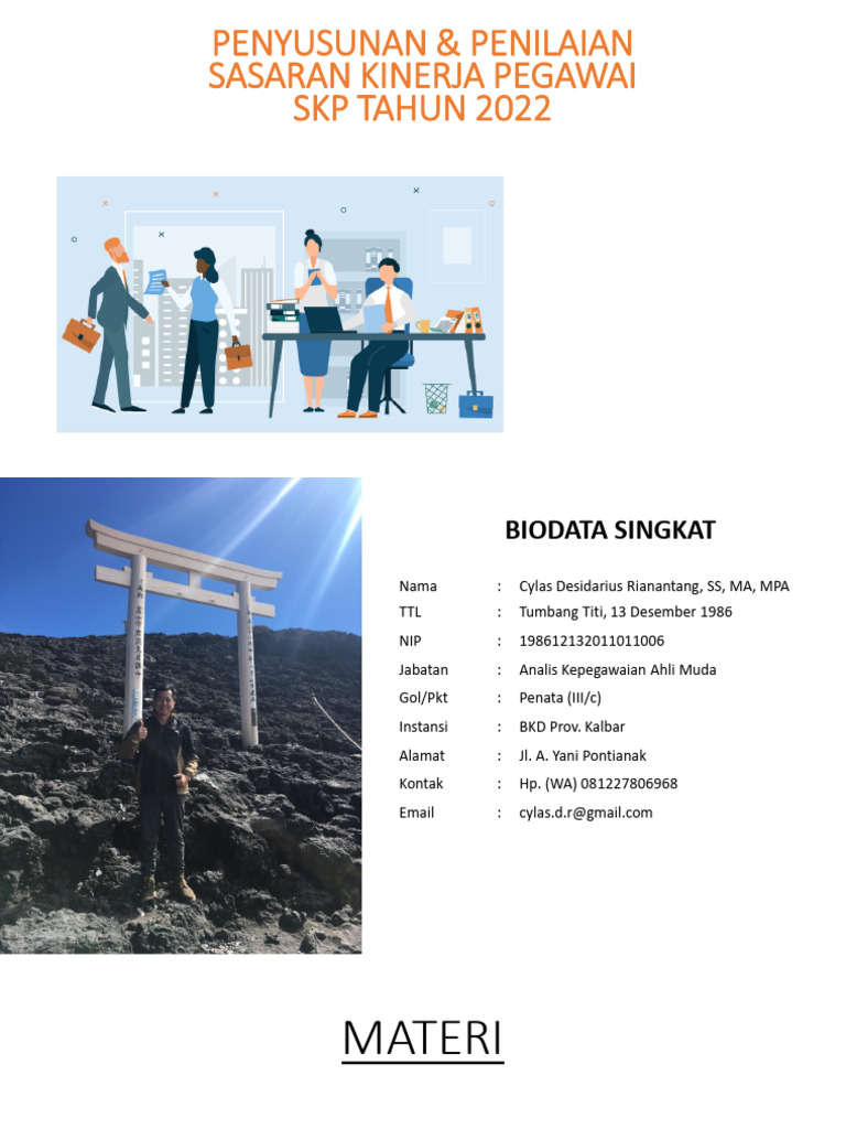 SKP 2022 Bahan Sosialisasi Kab | PDF