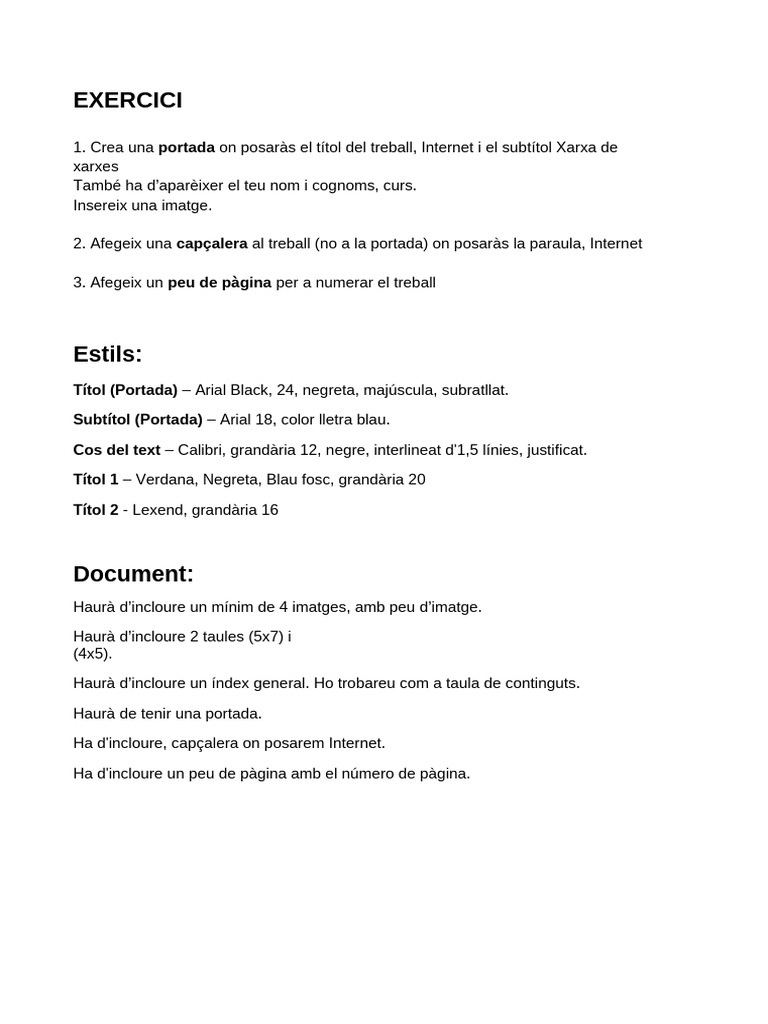 Exercici Text | PDF