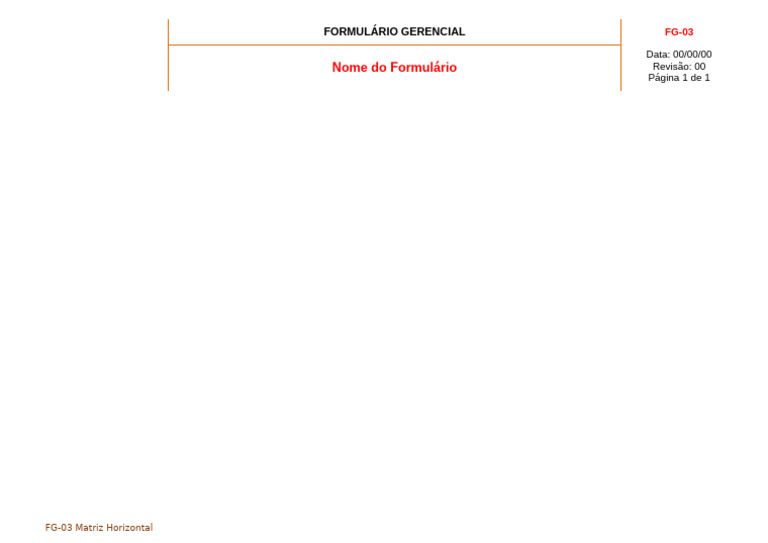 FG-03 - Matriz Horizontal | PDF