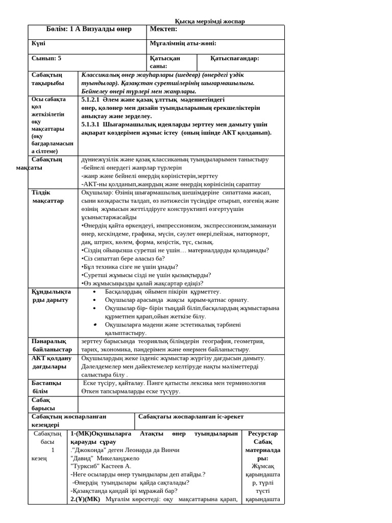 5 Synyp Ysa Merzmd Zhosparlar | PDF