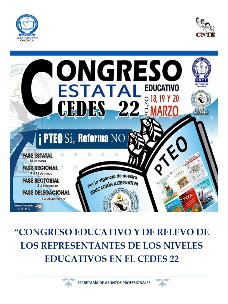 Documento Orientador Relevo Del Cedes 22 2020 | PDF