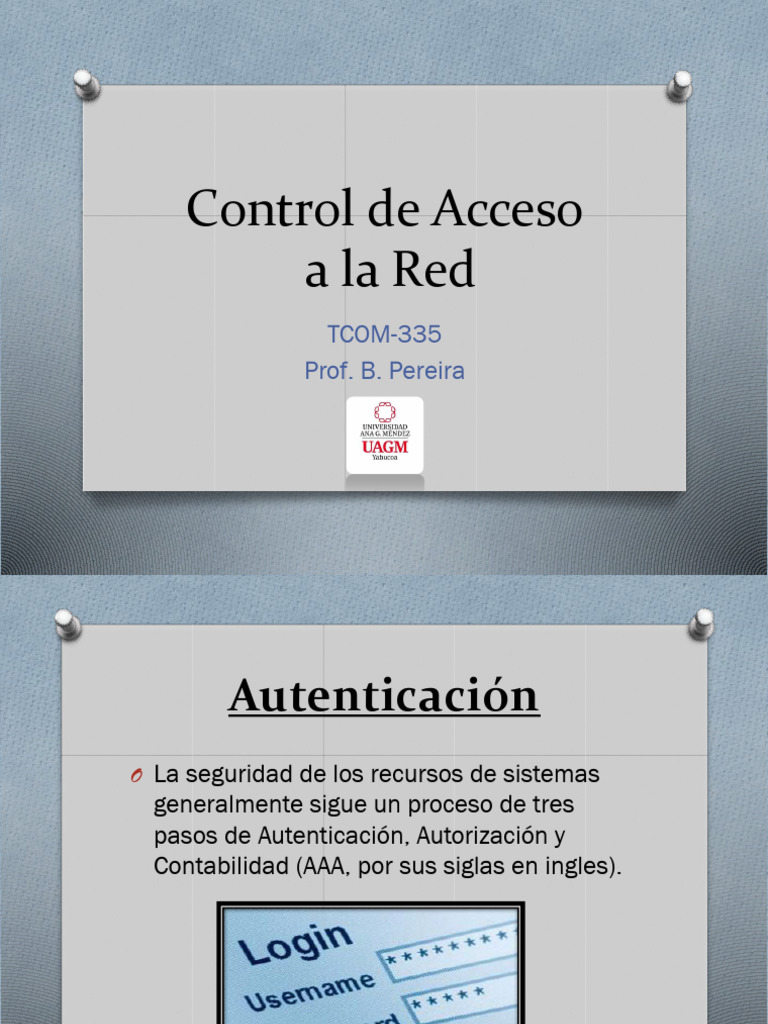 Control de Acceso A La Red | PDF