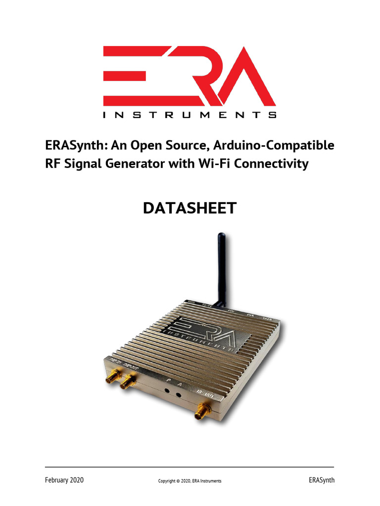 Erasynth Datasheet | PDF