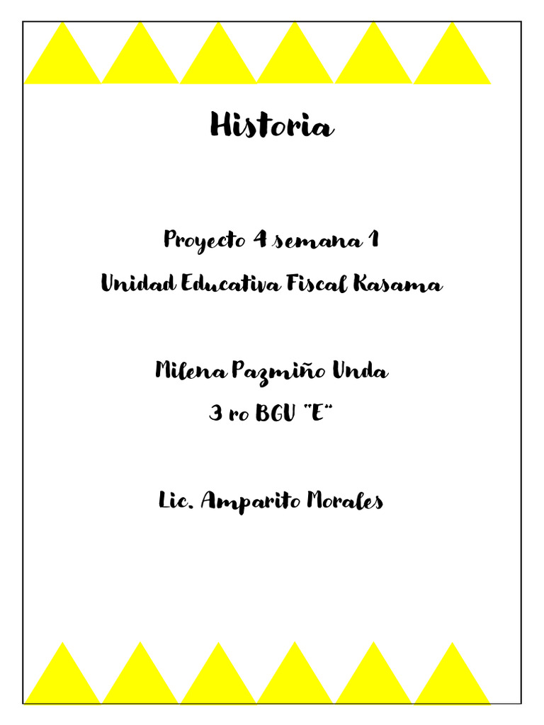 PROYECTO 4 SEMANA 1 | PDF