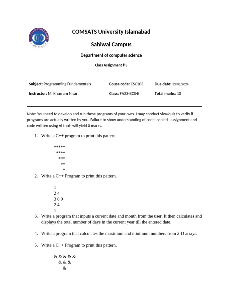 Class Assignment 3 | PDF