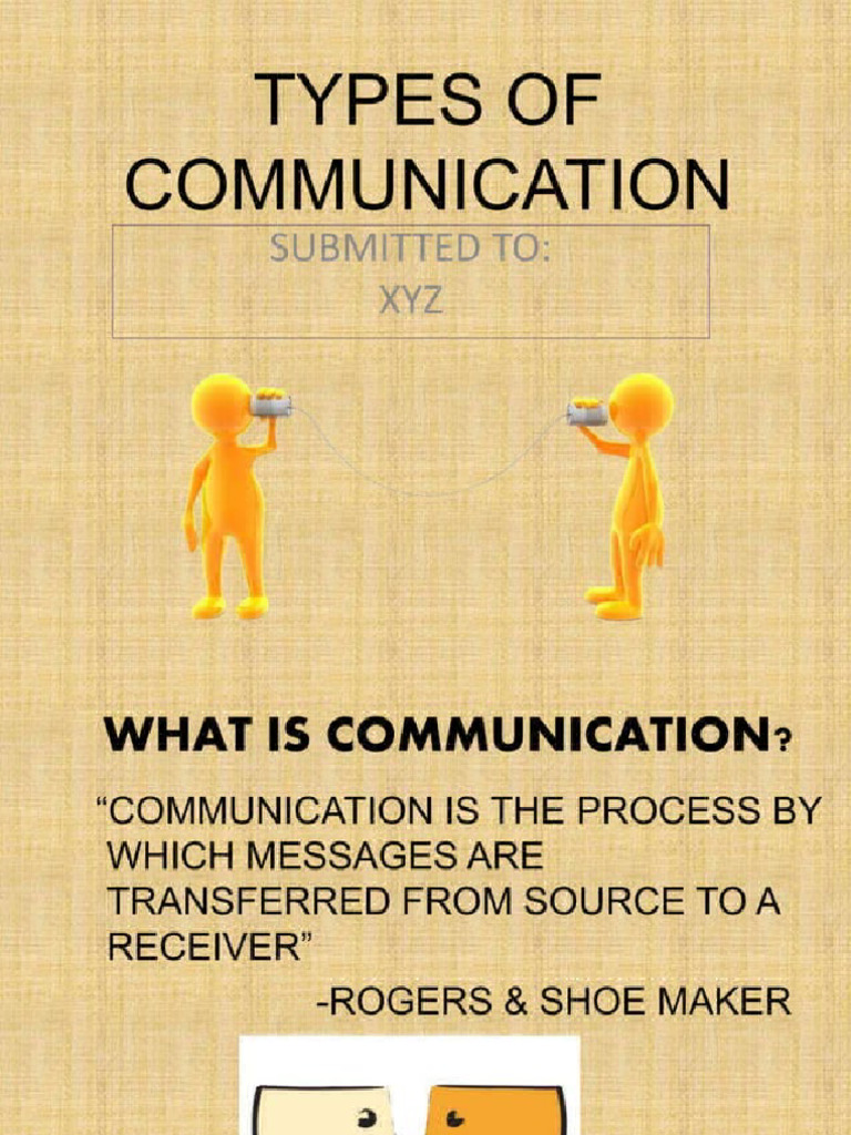 Types of Communication | PDF