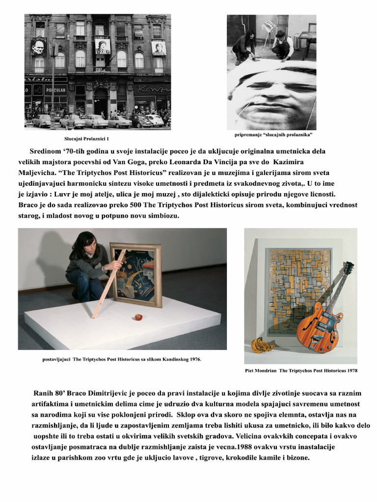 Braco Dimitrijevic Biografija2 | PDF