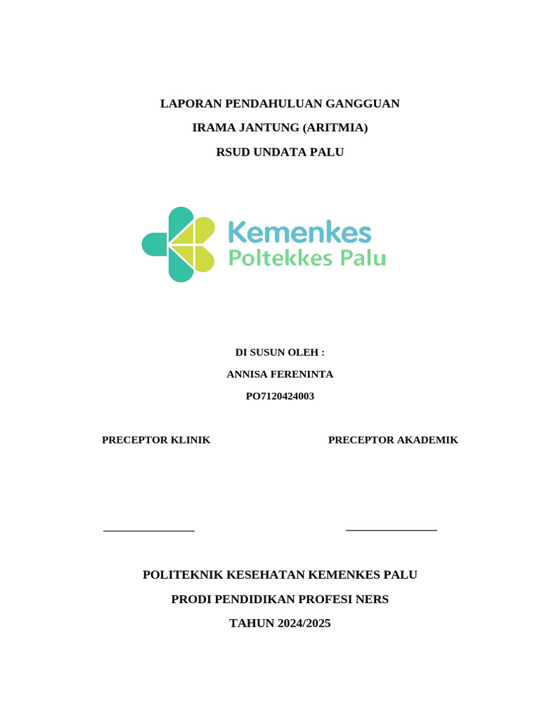 LP Aritmia ICVCU | PDF