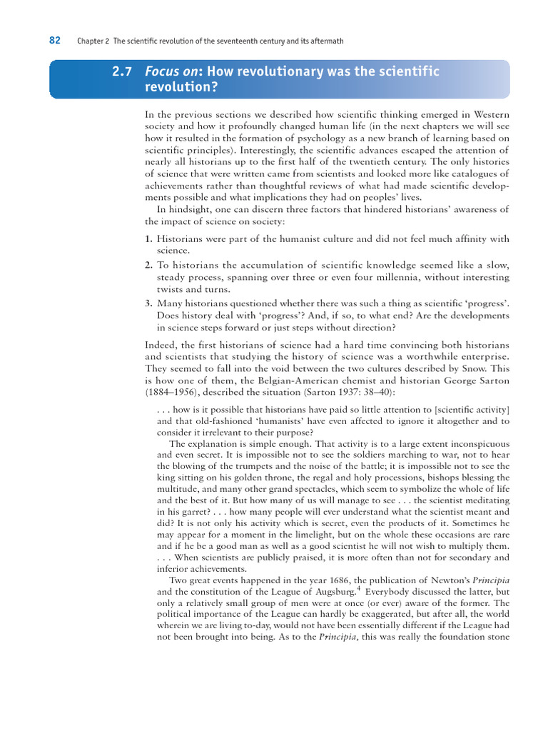 Historical and Conceptual Issues in Psychology 2nd... - (2.7 Focus On ...