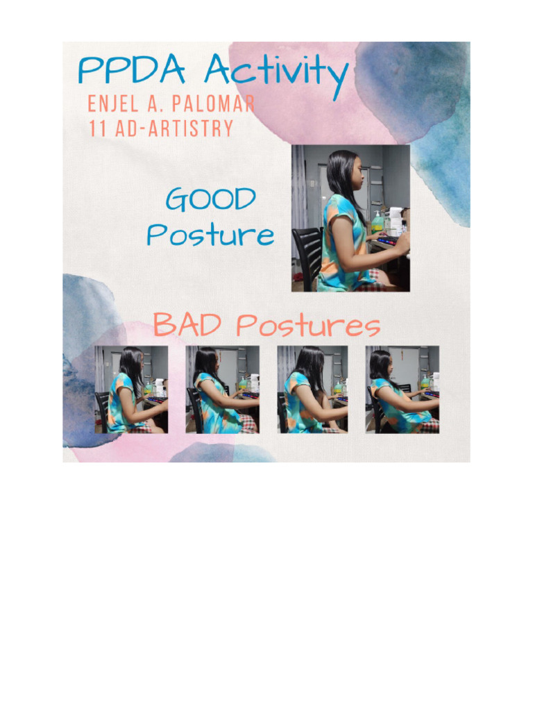 2ndSEM - PPDA Bad and Good Posture | PDF