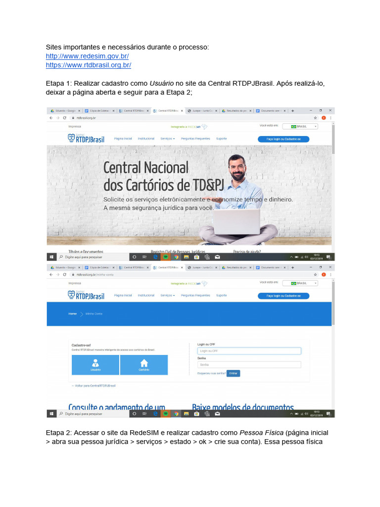 Passo A Passo CNPJ | PDF