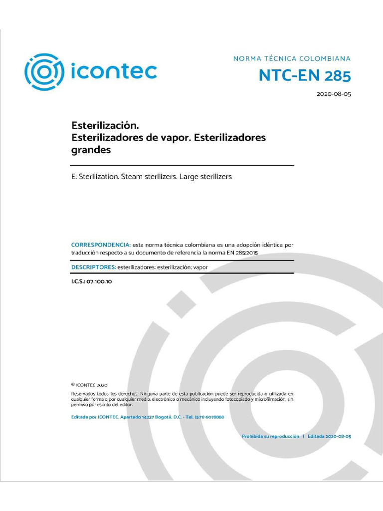 NTC-EN 285 | PDF