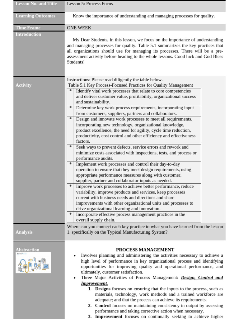 Recovery Module For CBMEC 1 Operation Management | PDF | Business | Business