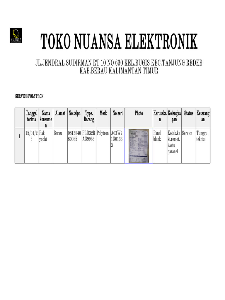 Service Polytron | PDF