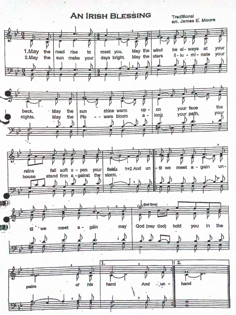 An Irish Blessing Moore | PDF