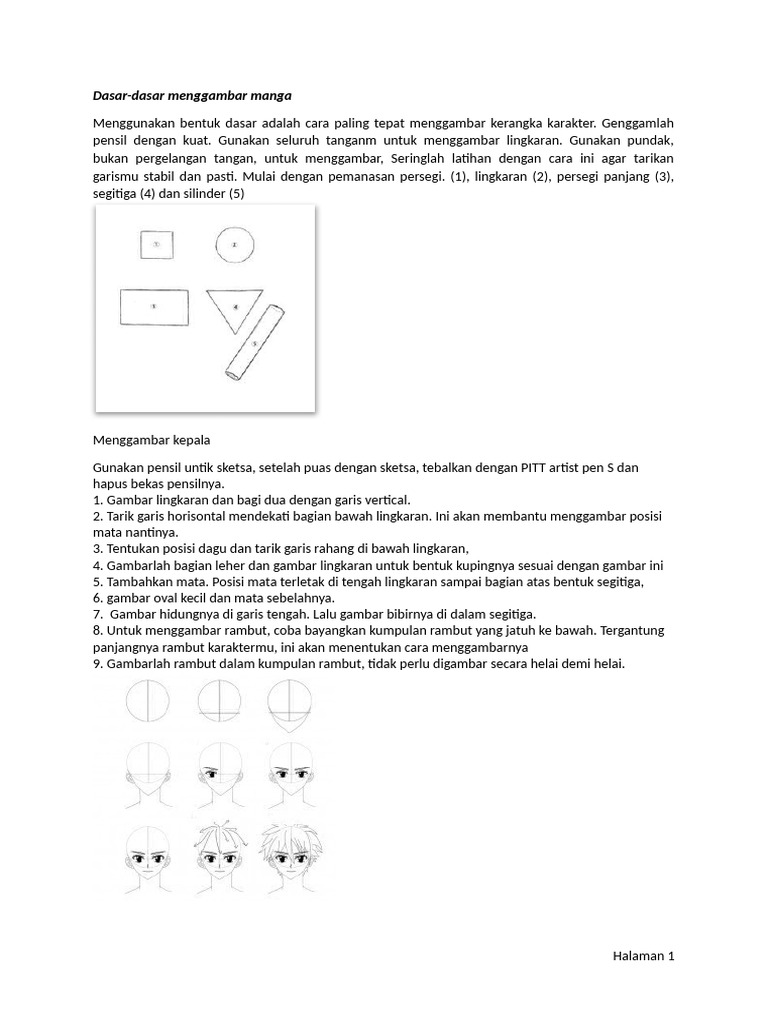 Sketsa Dasar | PDF