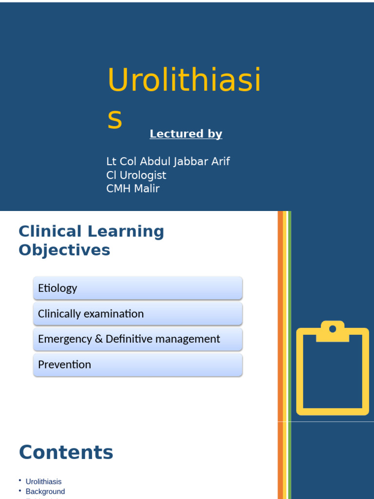 Urolithiasis KIMS | PDF