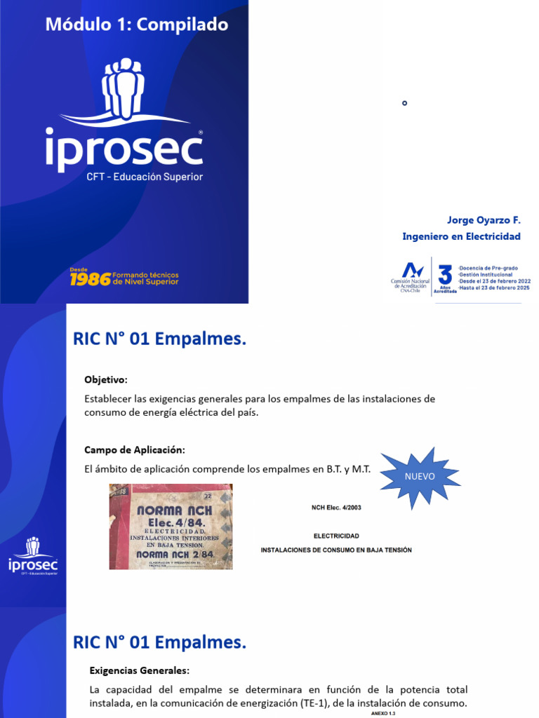 RIC 01 Empalmes. | PDF
