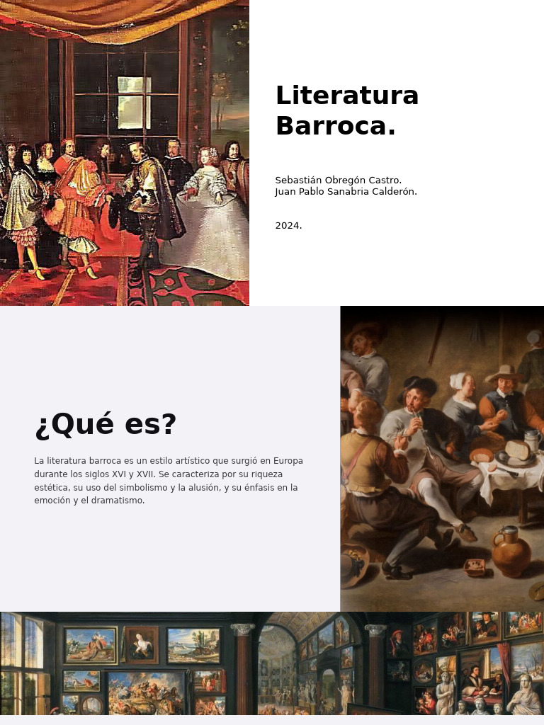 Literatura Barroca | PDF