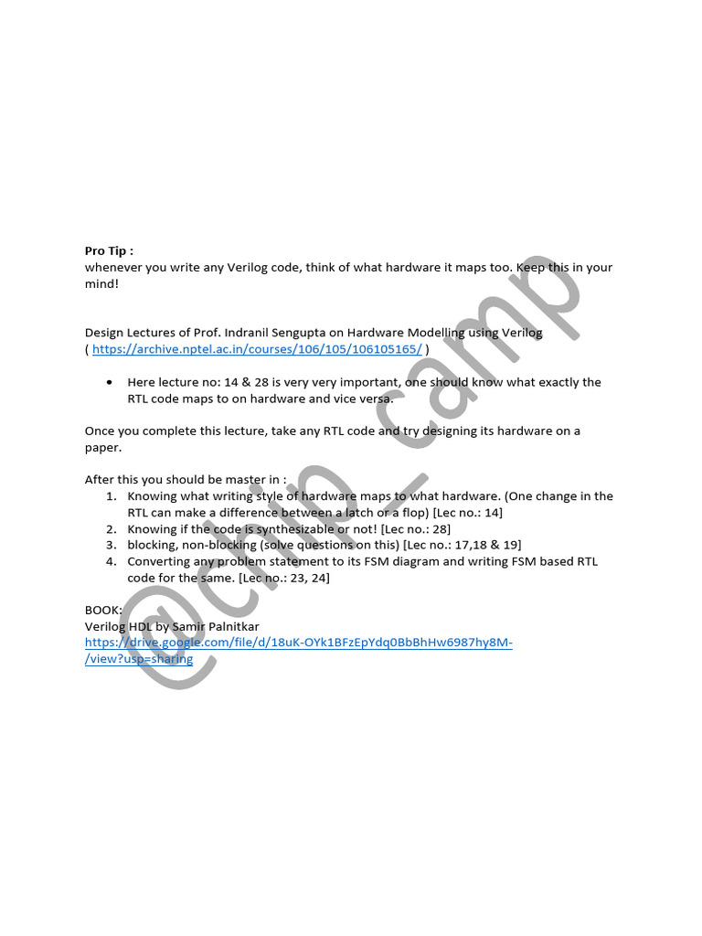 verilog | PDF verilog | PDF