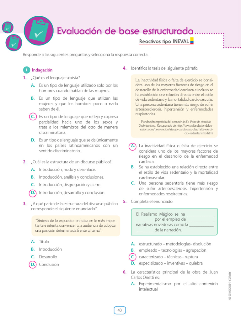 Preguntas para Examen - 1er Trimestre - 3ro Bach - Unidad 1 y 2 Compendio | PDF