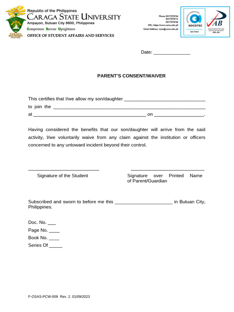 R2 Waiver-Form | PDF
