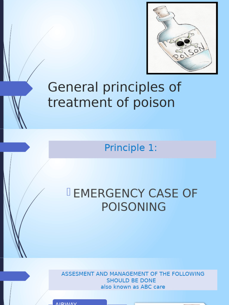 Management of Poison | PDF