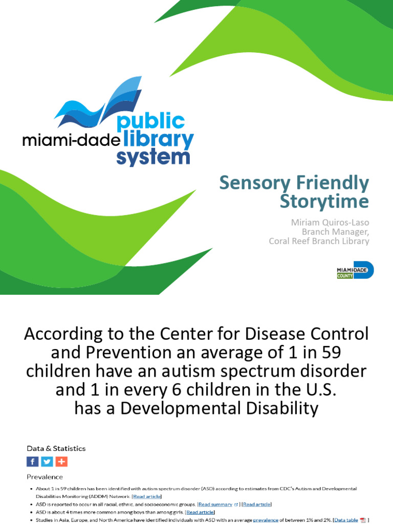 Sensory Friendly Library Programming | PDF