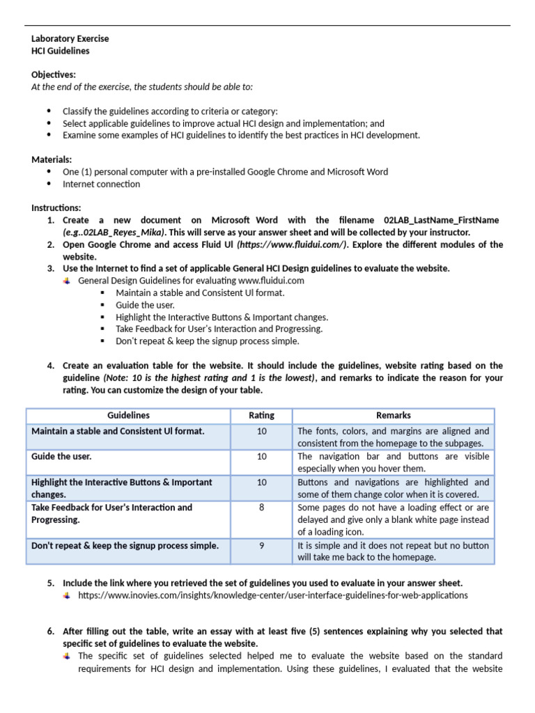 02LAB_Exercise_1_HCI.docx | PDF