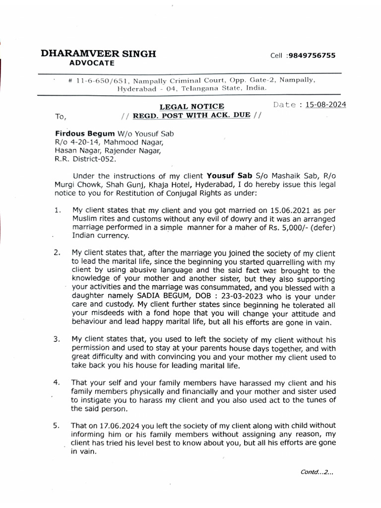 Notice, Reply, Rejoinder | PDF