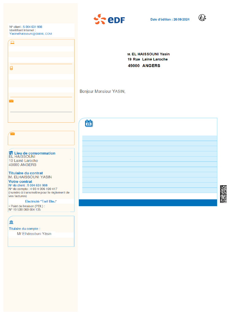 Facture-EDF-2024-1 | PDF