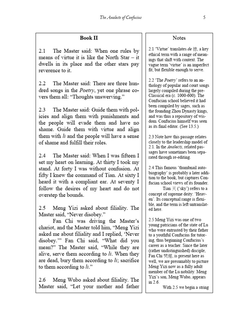 Analects Govt | PDF | Confucius | Confucianism