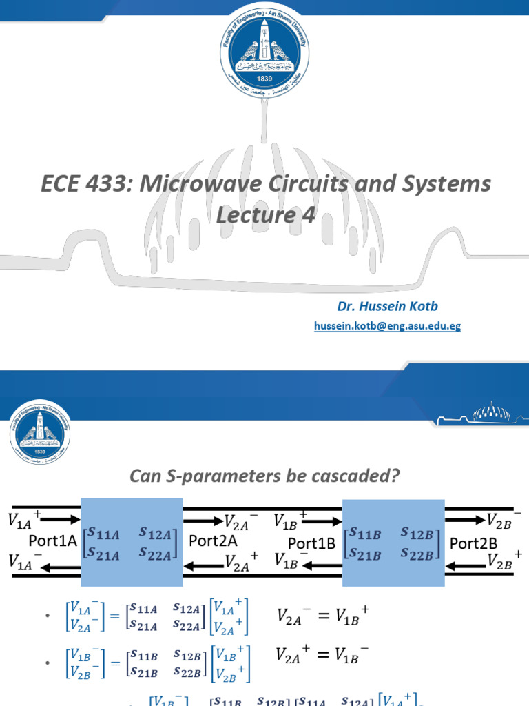 Lecture4 ECE433 | PDF