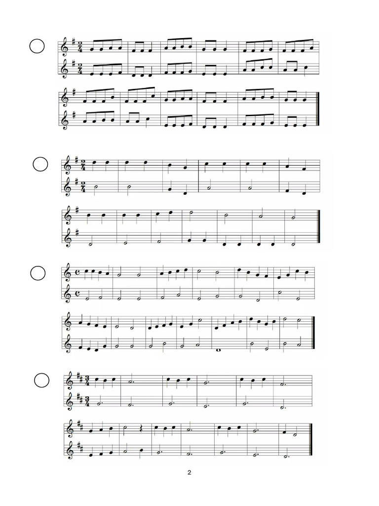 Duo de Flautas Inic Pág. 2 | PDF