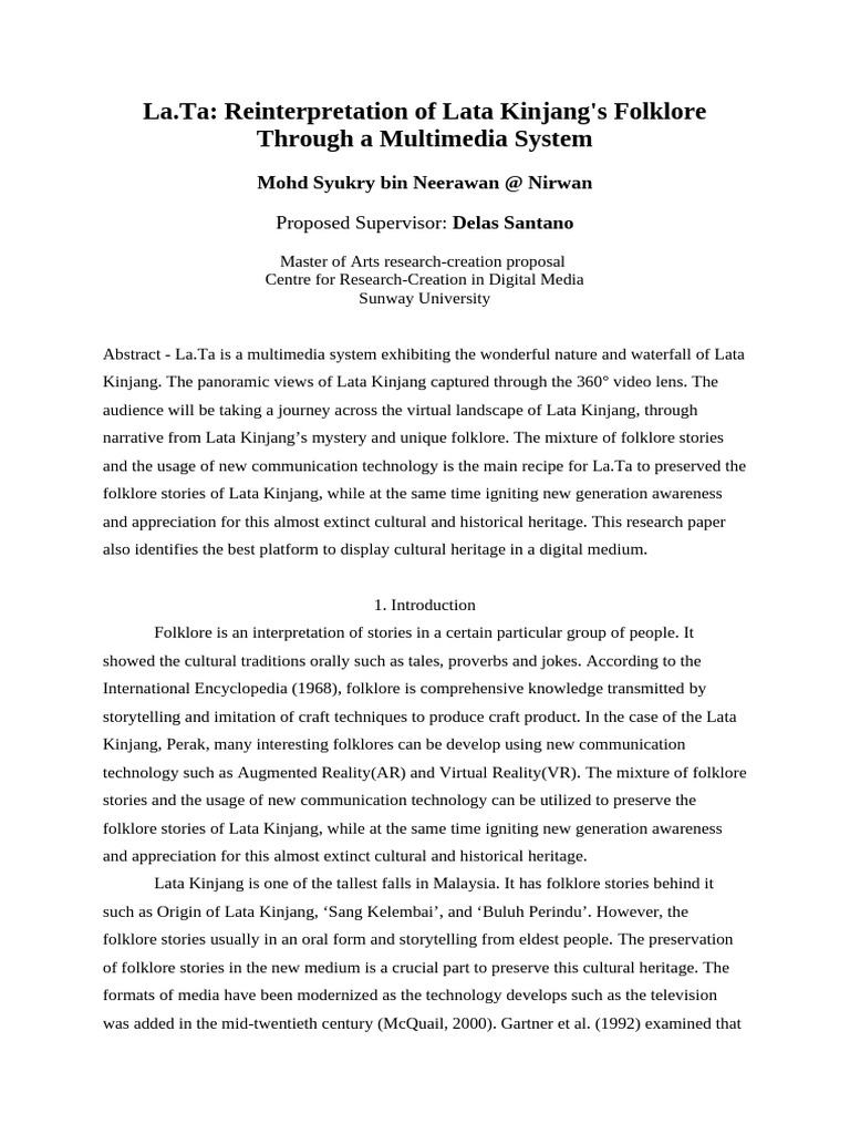 Proposal LaTa | PDF | Virtual Reality | Computers