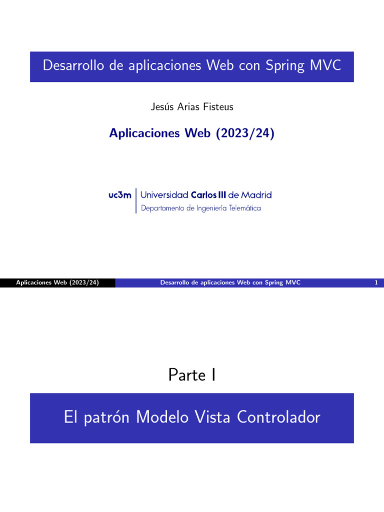 Spring MVC | PDF | Computer Programming | Software Architecture
