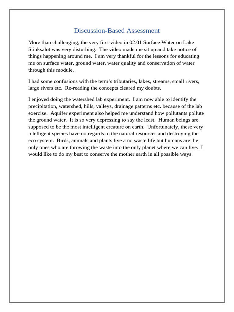 02.06 Discussion-Based Assessment | PDF