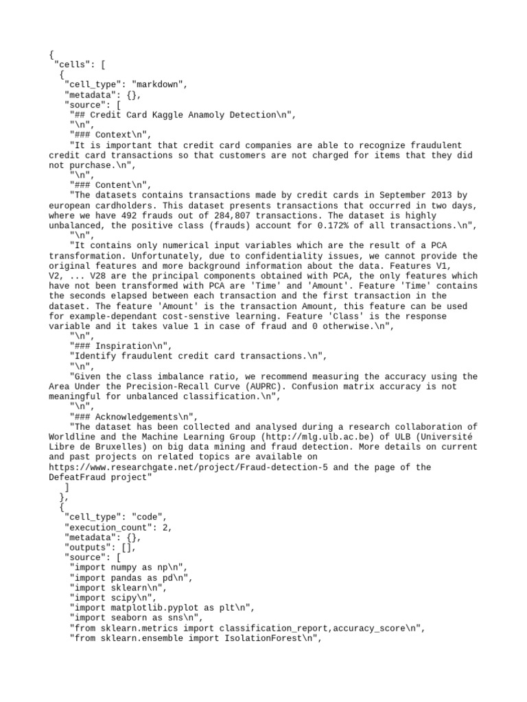 Anamoly Detection - Ipynb | PDF