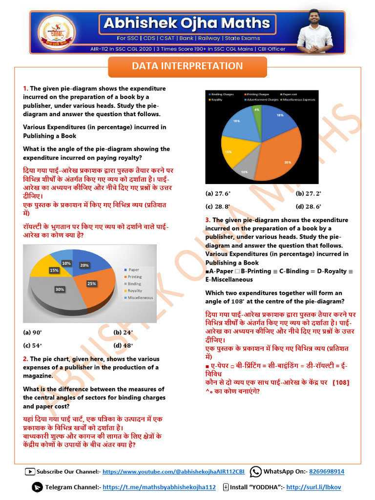 Data Interpretation | PDF | Pie Chart | Economies
