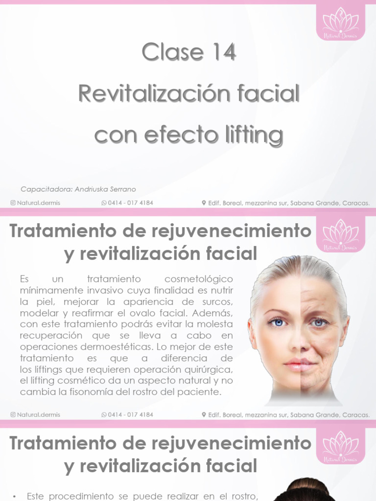 Facial Clase 14 revitalizacion facial | PDF