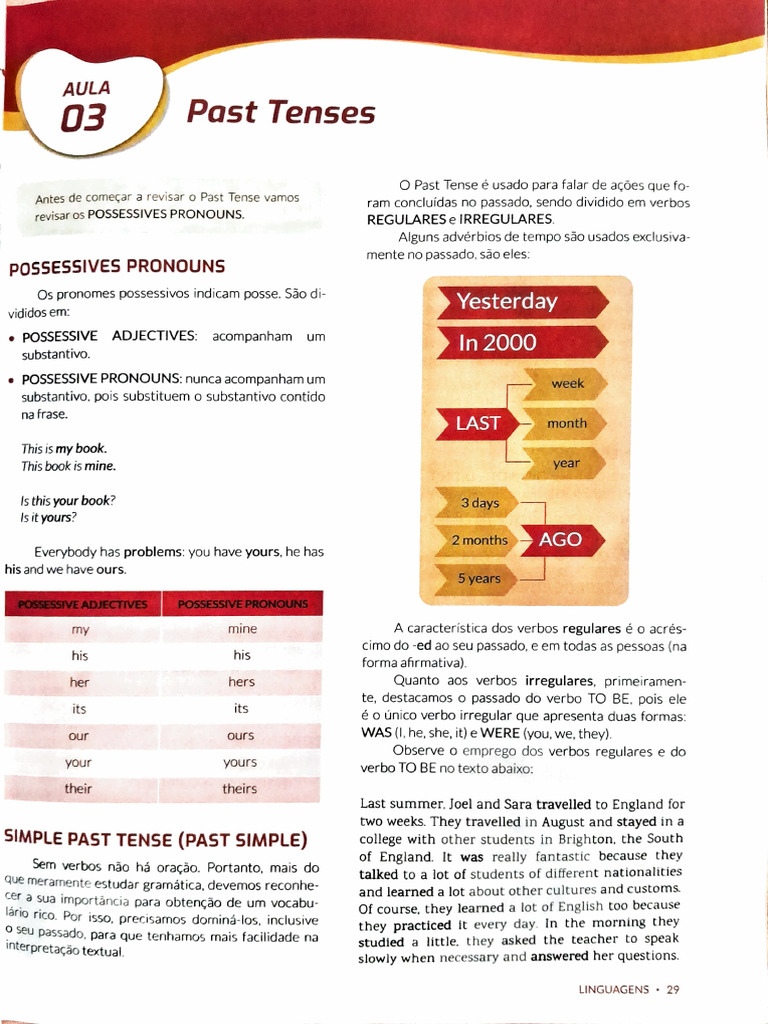 Past Tenses 05-05-2024 | PDF