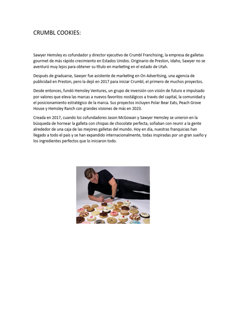 Crumbl Cookies | PDF