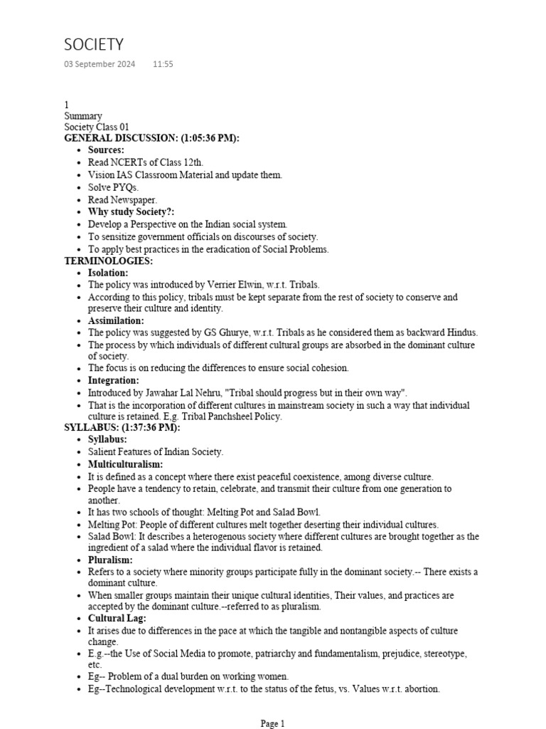 SOCIETY | PDF