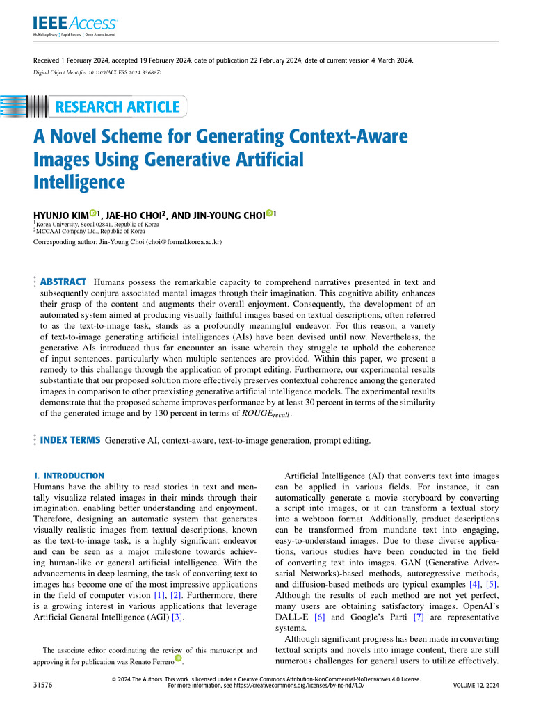 A Novel Scheme For Generating Context-Aware Images Using Generative ... A Novel Scheme For Generating Context-Aware Images Using Generative ...