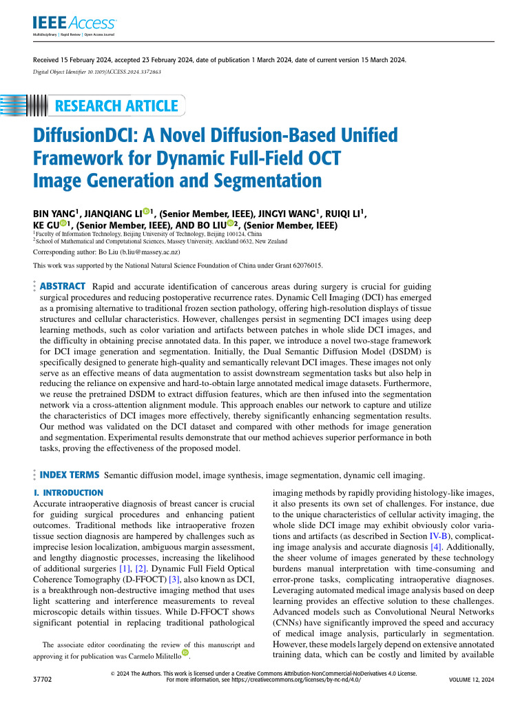 DiffusionDCI a Novel Diffusion-Based Unified Framework for Dynamic Full-Field OCT Image ...