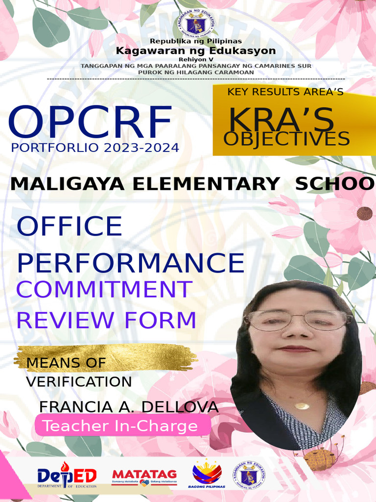 Matatag Opcrf Flower Long 2024-2025 | PDF