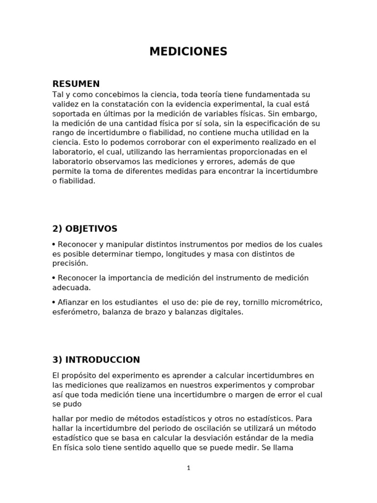 Mediciones 2022 | PDF