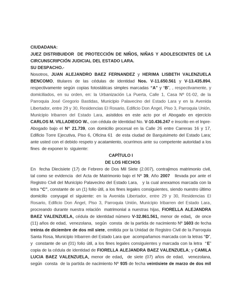 Demanda de Divorc 185 | PDF