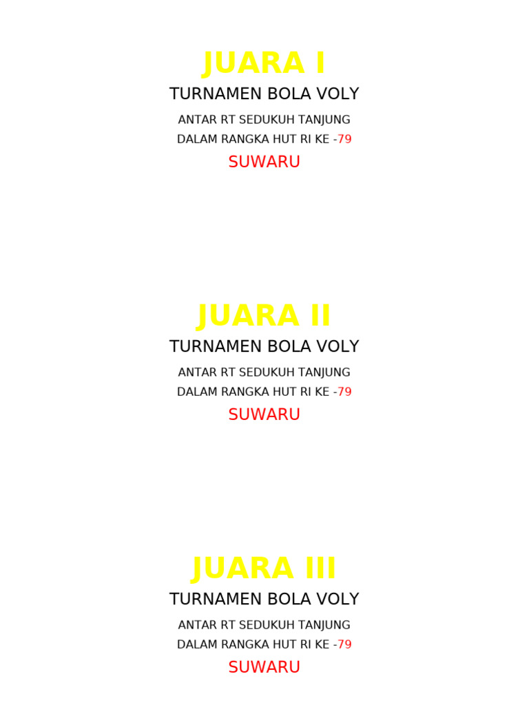 Kop Amplop Juara | PDF