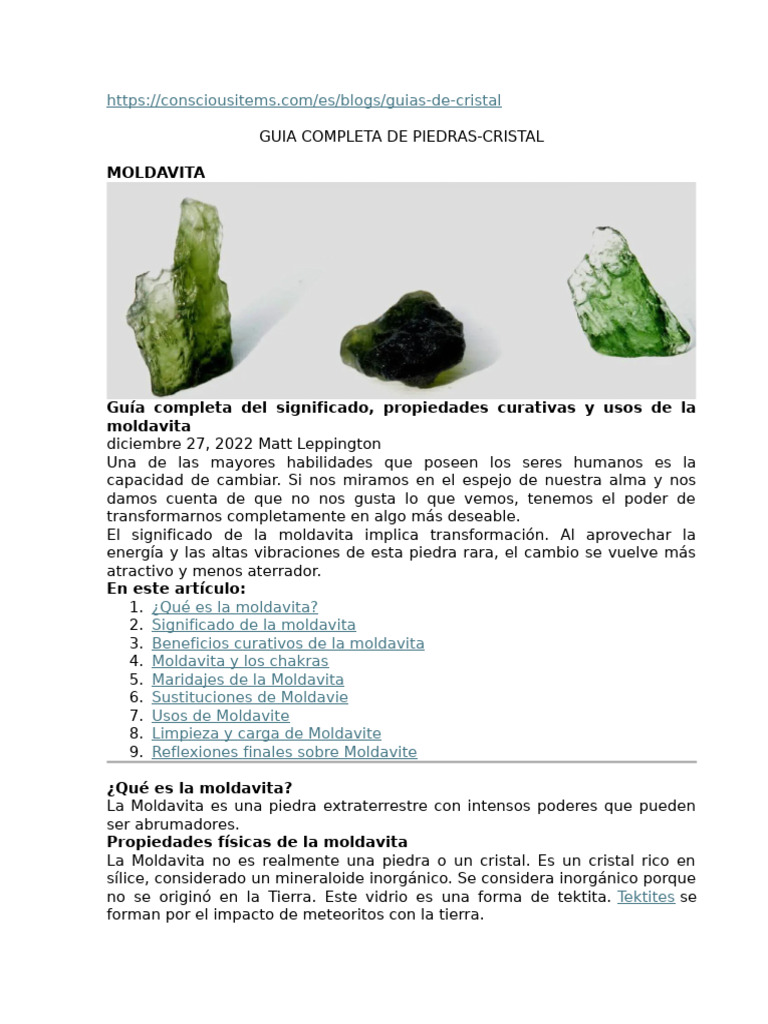 Guia Completa De Piedras Pdf
